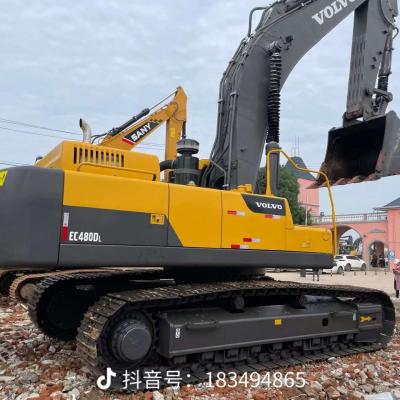 China Hydraulic Used Excavator Equipment VOLVO EC480 Fuel Efficient For Demolition for sale