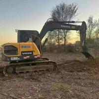 China Volvo 80D Used Mini Excavator Digger 42kw 2100rpm For Road Construction for sale