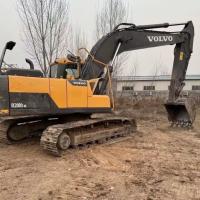 China 66kW Hydraulic Used Excavator Digger VOLVO 200D Construction Equipment for sale