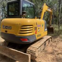 China Yellow Used XCMG Excavator Digger Xcmg 60DA Small Crawler Excavator Machine for sale