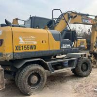 China Heavy Duty 93kW Used Wheel Excavator Digger XCMG150 Crawler Excavator for sale