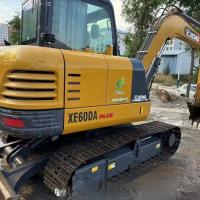 China Diesel Engine Used Mini Excavator Digger XCMG XE60DA Hydraulic Crawler Excavator for sale