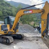 China Diesel Engine Used Mini Excavator Digger XCMG XE60DA Hydraulic Crawler Excavator for sale
