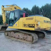 China SUMITOMO SH200 Used Crawler Excavator 103kW Excavation Equipment Low Consumption for sale