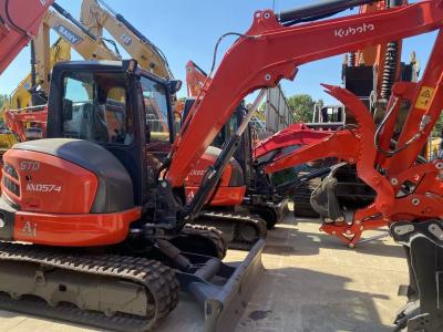 China Used Kubota 57-4 Mini Excavator 5.7ton 0.21m³ Bucket for sale