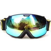 China Popular Heart Shaped Mirrored Snow Goggles Anti Scratch Impact Resistance for sale
