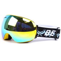 China Low Profile Mirrored Ski Goggles UV400 Protection Quick Lens Replacement for sale