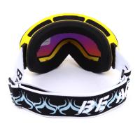 China Low Profile Mirrored Ski Goggles UV400 Protection Quick Lens Replacement for sale