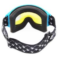 China Blue Color Polarized Snowboard Goggles Double Layer Detachable PC Lens for sale