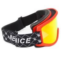 China Durable Womens Ski Goggles Anti Scratch Shock Absorption Performance TPU Frame for sale