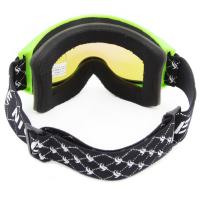 China Green Color Comfortable Ski Glasses , Snow Goggles Adjustment Nylon Strap for sale