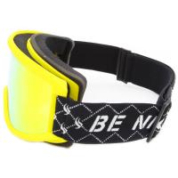 China Yellow Color Anti Fogsnow Goggles , Ski Glasses Breathable For Outdoor Sports for sale
