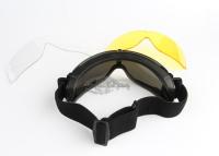 China PPE Prescription Safety Glasses Airsoft X800 Black Color UV400 Protection for sale