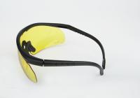 China Yellow Mirrored Safety Glasses , Ultraviolet Protection Glasses Durable Flexible for sale