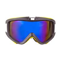 China Womens Reflective Snow Goggles Fashion Design Green Color Lightweignt Adjustable for sale