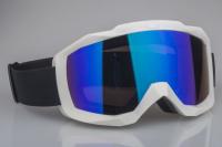 China Spherical Design Ski Goggles Anti Slip Strap High Toughness Frame UV Protection for sale