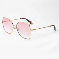 China Custom Ladies Stylish Lifestyle Sunglasses Women Pentagon Shaped Metal Sunglasses for sale