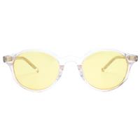 China Fashion Clear Acetate Sunglasses Customized Size For Lady Traveling for sale