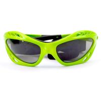 China Green Color Watersports Sunglasses Black Rubber Nose Pad Customized Logo for sale