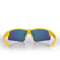 China Yellow Color Polarized Sunglasses Interchangeable PC Lens Anti Slip Silicone Arm Tip for sale