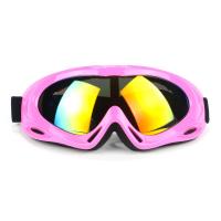 China Elastic Strap Vintage Moto Goggles , Motocross Roll Off Goggles Good Toughness for sale