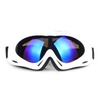 China Elastic Strap Vintage Moto Goggles , Motocross Roll Off Goggles Good Toughness for sale