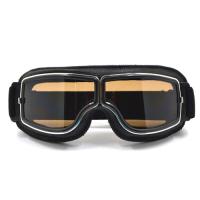 China Dustproof Motorcycle Helmet Goggles , Motorcycle Riding Goggles Foldable Design for sale