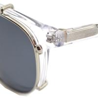 China Fashionable Lifestyle Sunglasses Acetete Material Frame Clip On Style for sale