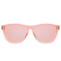 China Pink Color Lifestyle Sunglasses Fancy With Integrated Injection Nose Pads for sale