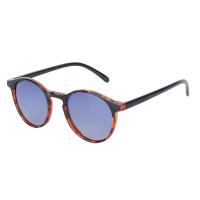 China Round Shape Lifestyle Sunglasses Customized Logo Mirror Coating Hd Vision Lenses for sale