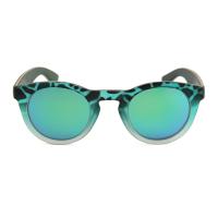 China Special Shape Lifestyle Sunglasses Pc Frame Colored Wooden Temple Material for sale