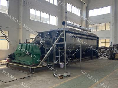 China Vacuum Paddle Rotary Paddle Dryer with PLC Control for sale