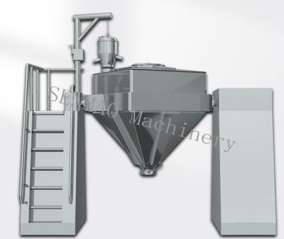 China Medicine Powder Mixing Equipment Wafer Lift Square Cone Mixer for sale