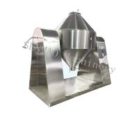 China Food Double Cone Rotary Vacuum Dryer Ceramic Powder Dryer for sale