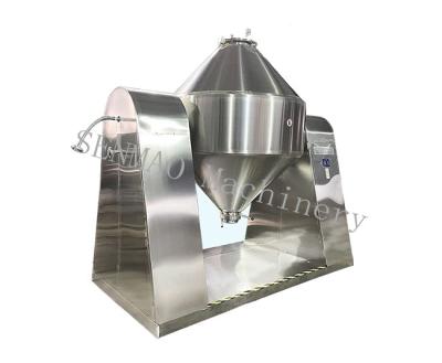 China Food Double Cone Rotary Vacuum Dryer Ceramic Powder Dryer for sale