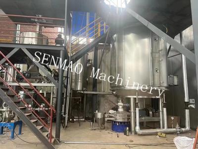 China Steam Heating heat sensitive materials with Condenser and Jacket for sale