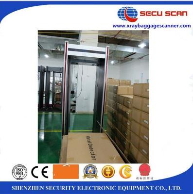 China LCD Display Arch Metal Detector Gate Auto Alert 6 12 18 Zones for sale
