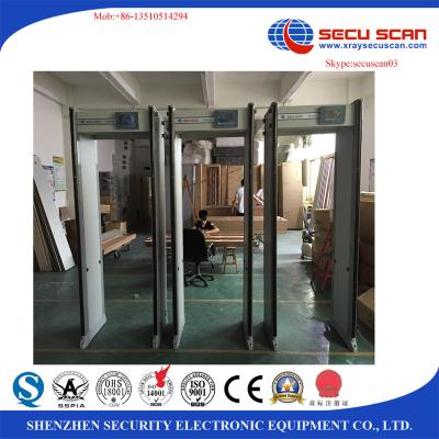 China Anti Terrorist 33 Zones Walk Through Metal Detector For TV Station for sale