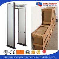 China 24 Zone Security Walk Through Metal Detector Gate Sound And Light Alarm for sale