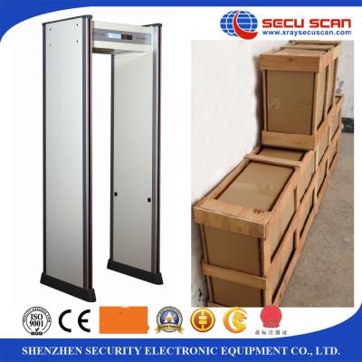 China 24 Zone Security Walk Through Metal Detector Gate Sound And Light Alarm for sale