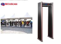 China Indoor Metal Detector Gate High sensitivity 18 Detecting Zones for sale
