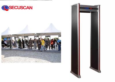 China Indoor Metal Detector Gate High sensitivity 18 Detecting Zones for sale