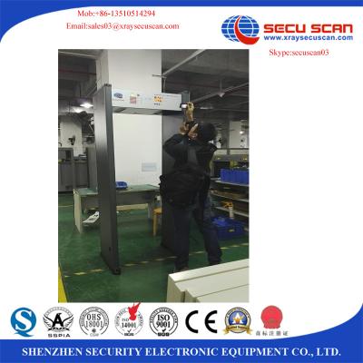 China Tamp Proof Multi Zone Electronic Metal Detector For Factory And Hall for sale