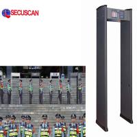 China 6 Zones Walk Through Metal Detector of Long Range , metal detectors security for sale