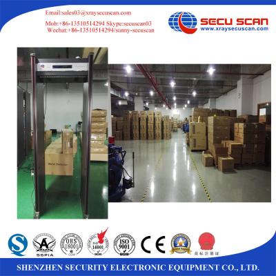 China Security Inspection Gate Walk Through Metal Detector For Office , Shops , Warehouse for sale