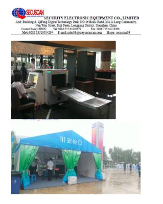 China Low Noise Television X Ray Baggage Scanner System For Police , Customs Office for sale