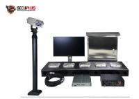 China Area Scan Flush Mount Under Vehicle Surveillance System with 4096P Scanning Resolution and Weapon Alarm for sale