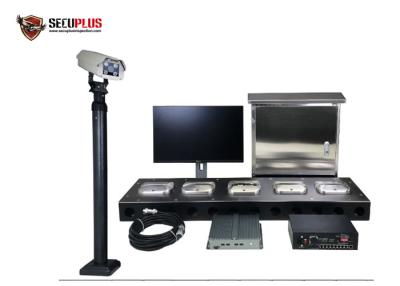 China Area Scan Flush Mount Under Vehicle Surveillance System with 4096P Scanning Resolution and Weapon Alarm for sale