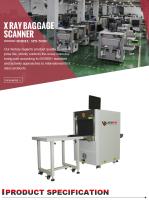 China Security Checkpoints X Ray Baggage Scanner For Prison / Subway , 0.20m/S Conveyor Speed for sale
