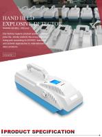 China High Identify Speed Explosives Detector For Train Station Security Check for sale